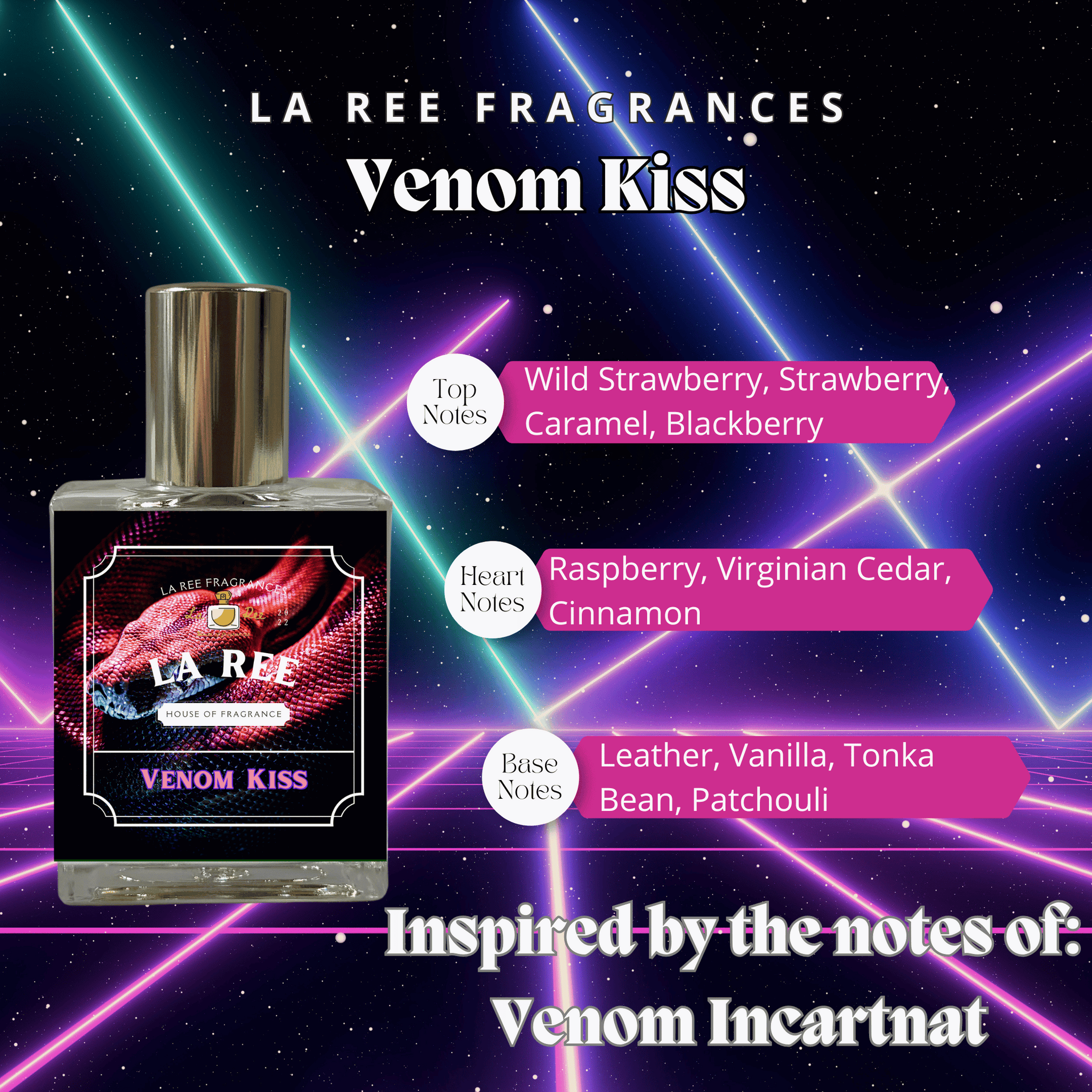Venom Kiss Inspired by Venom Incarnat – La Ree Fragrances
